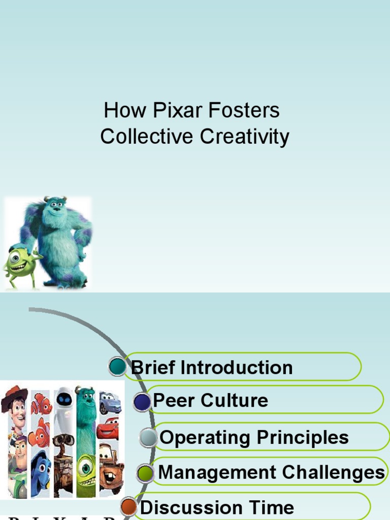 Pixar's Creative Culture Explained | PDF | Career & Growth
