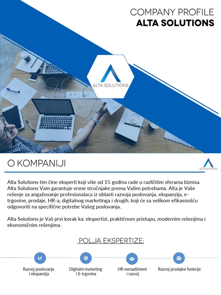 Company Profile - ALTA Solutions | PDF