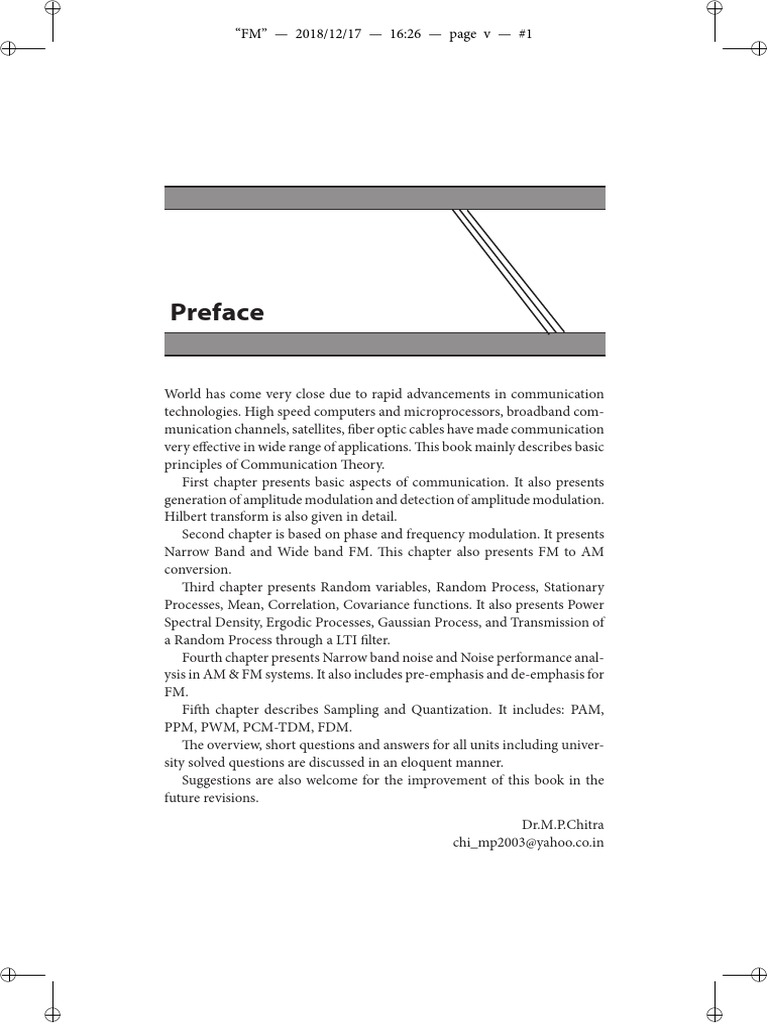 Comm Theory | PDF | Frequency Modulation | Modulation