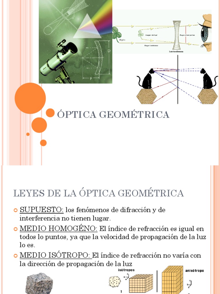Óptica Geométrica PDF | PDF | Ojo humano | Óptica