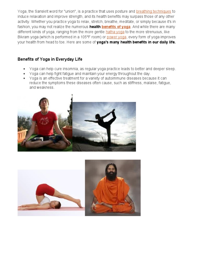 Yoga | PDF | Lifestyle