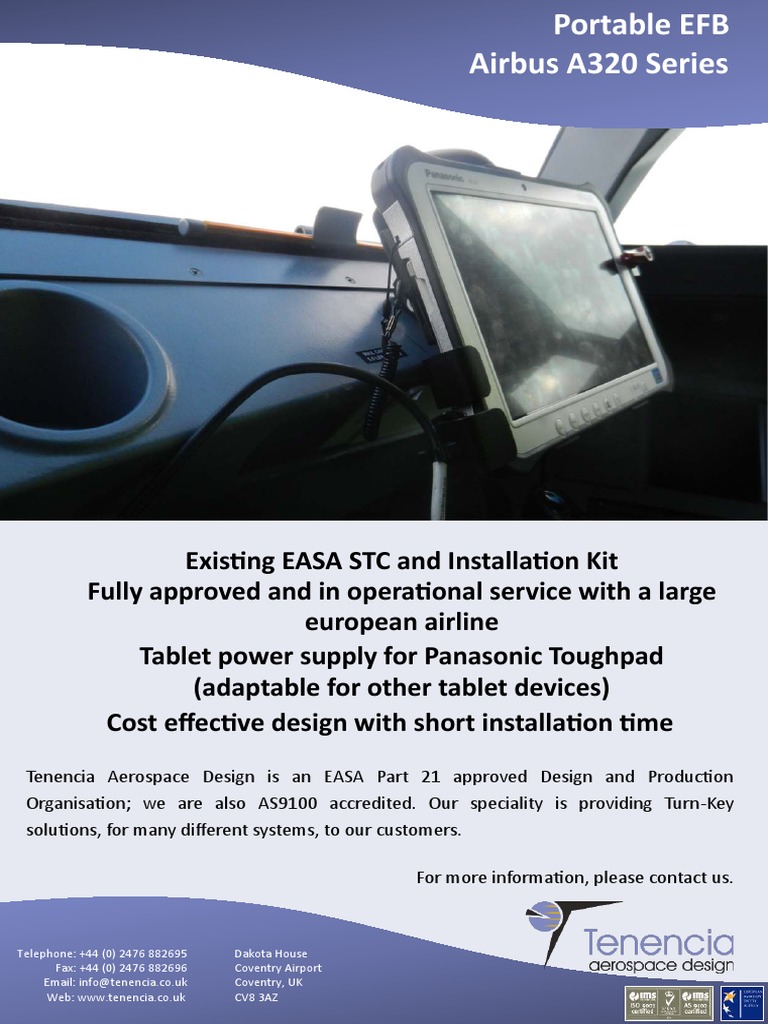 An Approved and Operational Tablet-Based Electronic Flight Bag Solution ...