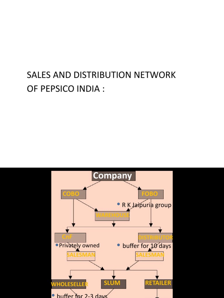 PepsiCo India Sales & Distribution Overview | PDF | Sales | Retail