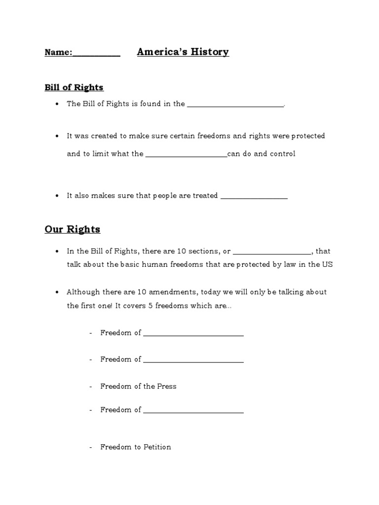 Americas History Ws | PDF