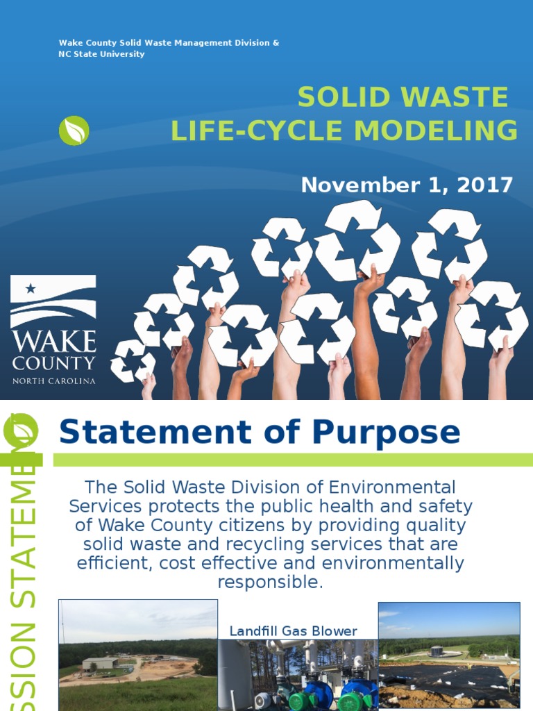 Solid Waste Life-Cycle Modeling: November 1, 2017 | Download Free PDF ...