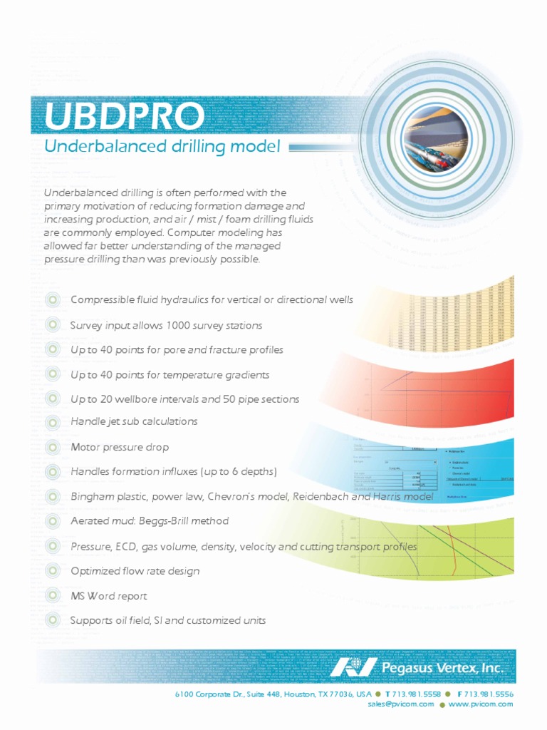 Ubdpro: Underbalanced Drilling Model | PDF