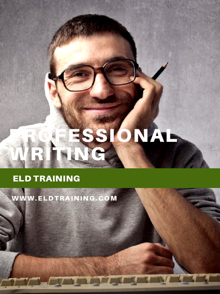 Professional Writing: Eld Training | PDF | Proofreading | Inductive ...