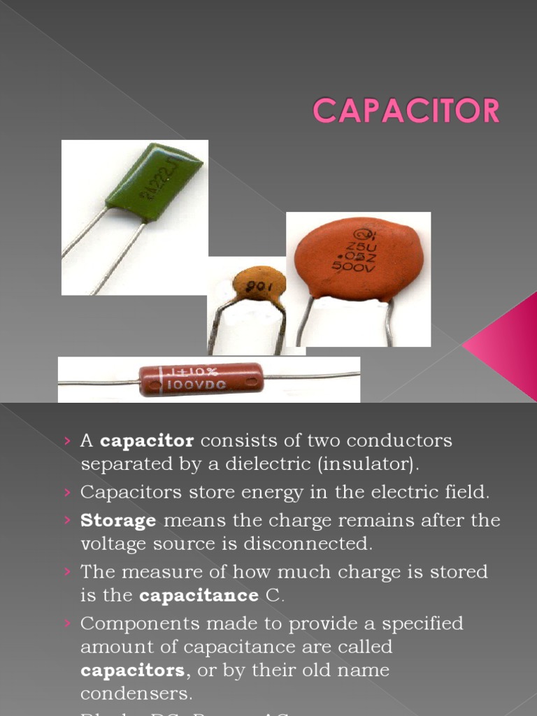Capacitor | PDF | Capacitor | Electricity