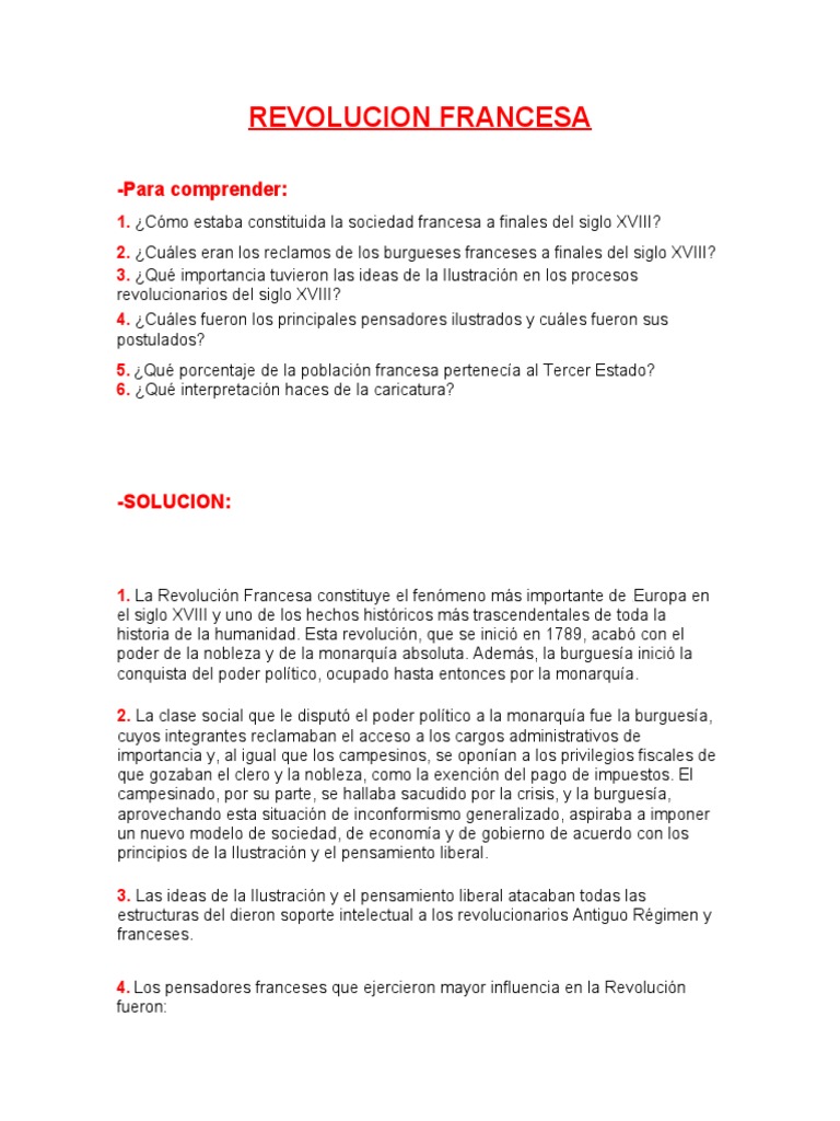 Revolucion Francesa | PDF | revolución Francesa | Reino del terror