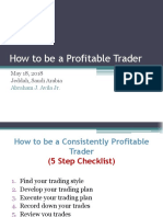 Swing Trading Checklist | PDF | Market Trend | Securities (Finance)