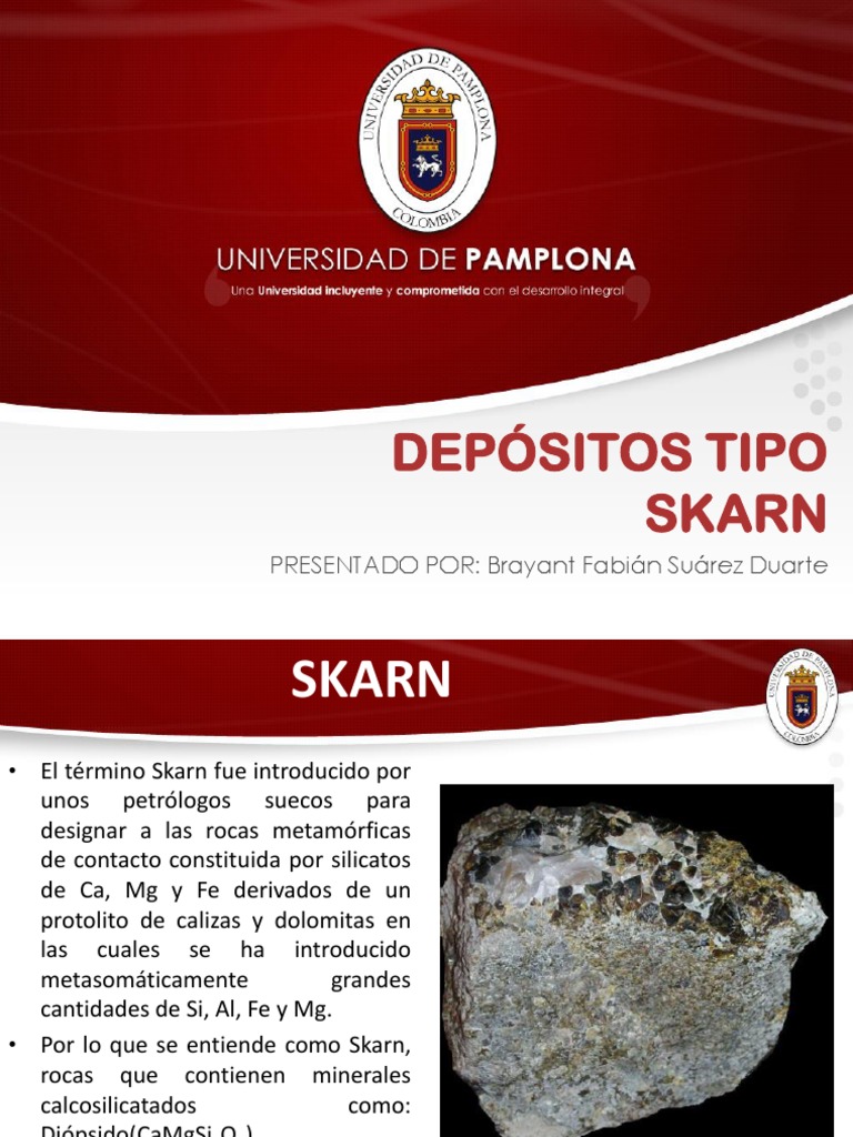 Depósitos Skarn | PDF | Minerales | Magma