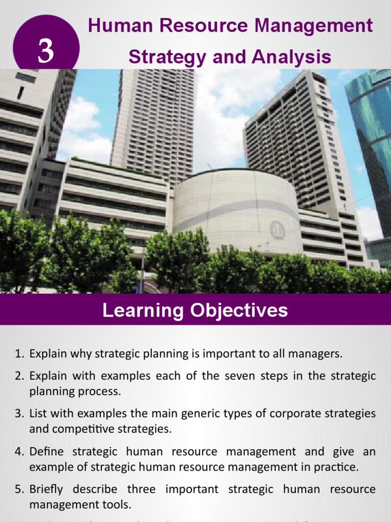 Chapter 3 - Human Resources Management Strategy and Analysis | PDF ...