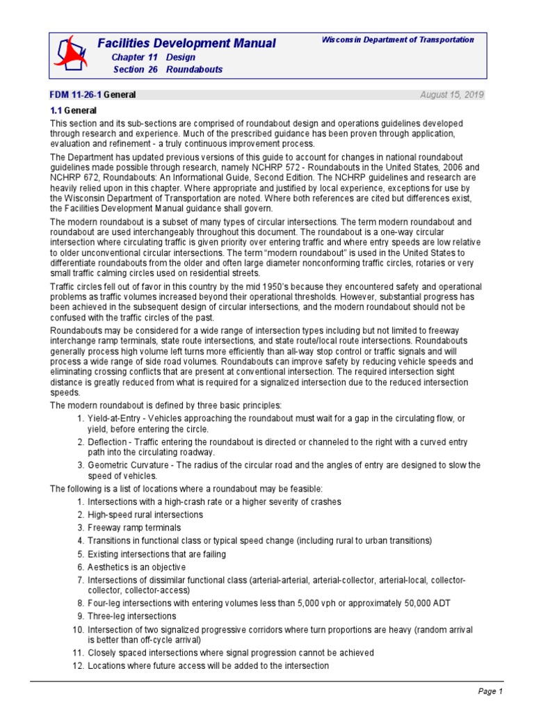WisDot - FD 11 26 PDF | PDF | Interchange (Road) | Traffic