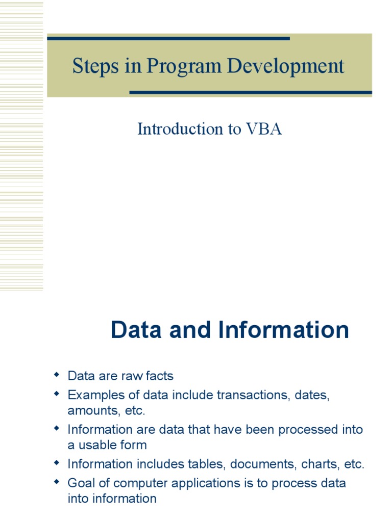 Steps in Program Development | PDF | Computer Program | Programming
