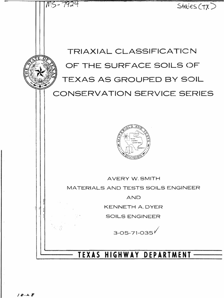 Texas Soil Classification Report | PDF | Map | Soil