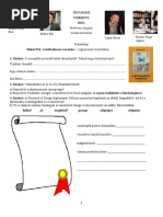 Év Eleji Felmérő Dolgozat 6. Osztaly 2014-2015 | PDF