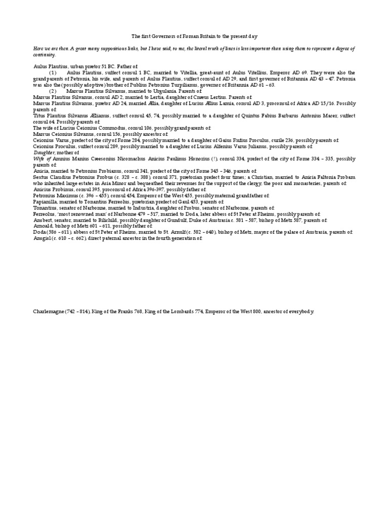 Aulus Plautius | PDF | Roman Gentes | Roman Empire