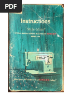 Singer 239 Manual | PDF | Sewing Machine | Seam (Sewing)