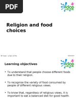 Overview of Religious Dietary Laws | PDF | Fasting | Vegetarianism