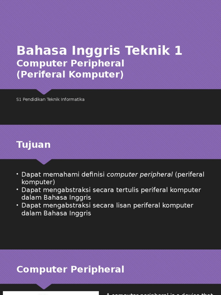 Computer Peripheral | PDF | Loudspeaker | Input/Output