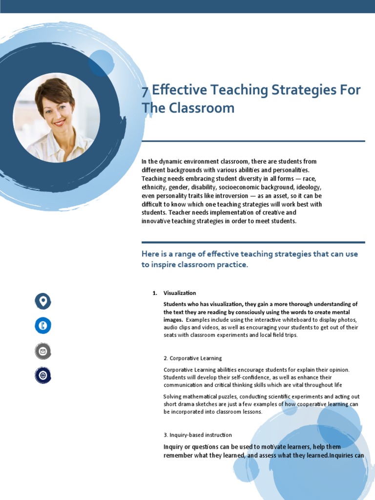 7 Effective Teaching Strategies Download Free Pdf Behavior
