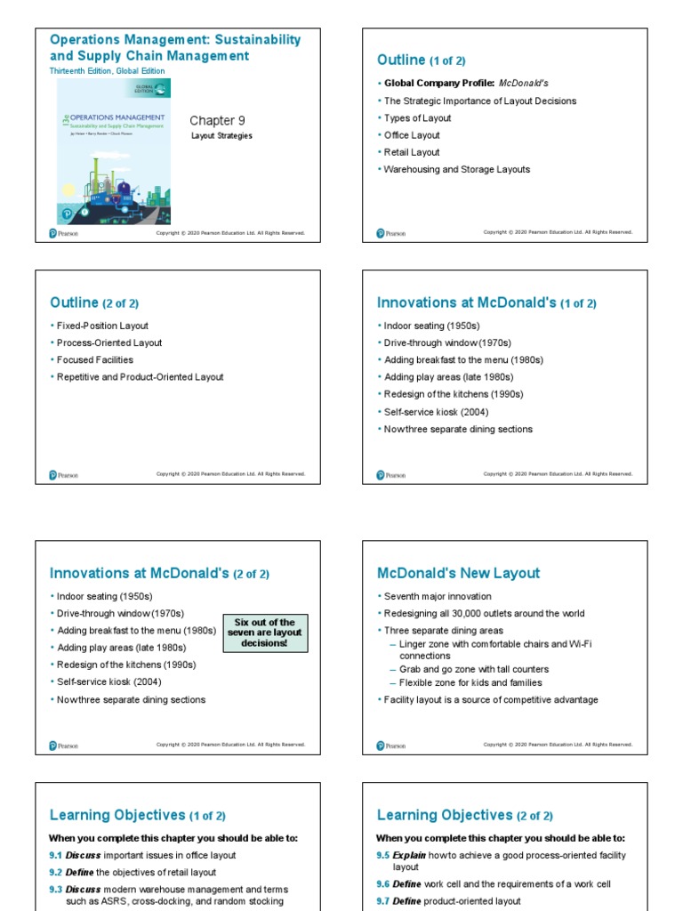 CH 9 - Layout Strategies PDF | PDF | Retail | Warehouse