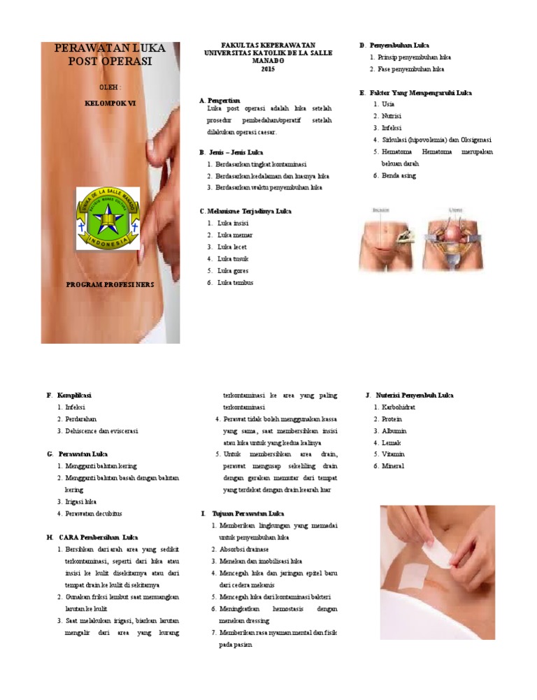 Perawatan Luka Post Operasi | PDF