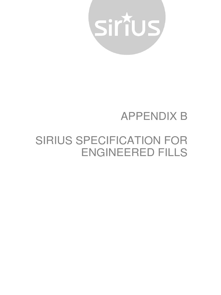 Engineered Fill Specification | PDF | Specification (Technical Standard ...