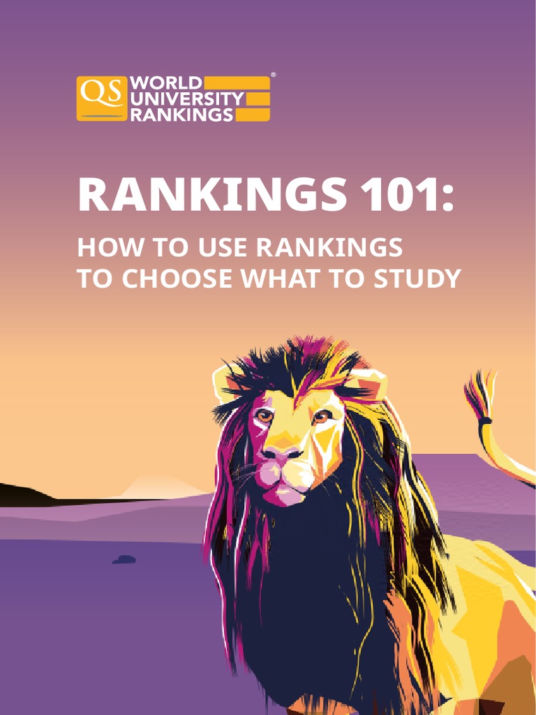 Rankings 101 How To Use Rankings To Choose What To Study PDF | PDF ...