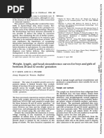 Lubchenco Curve PDF | PDF | Childhood | Public Health