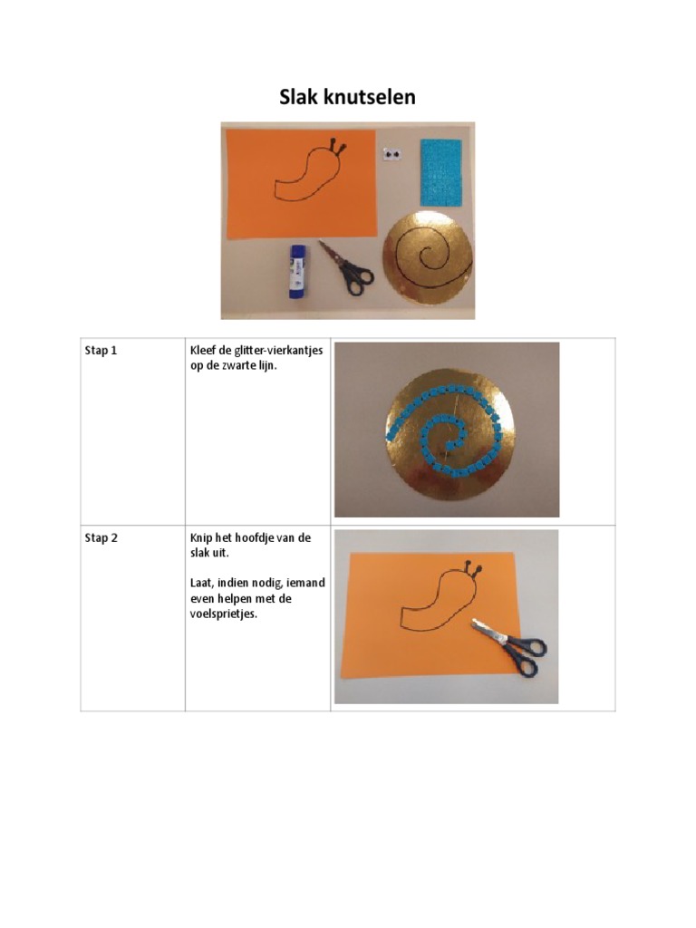 Slak Knutselen | PDF