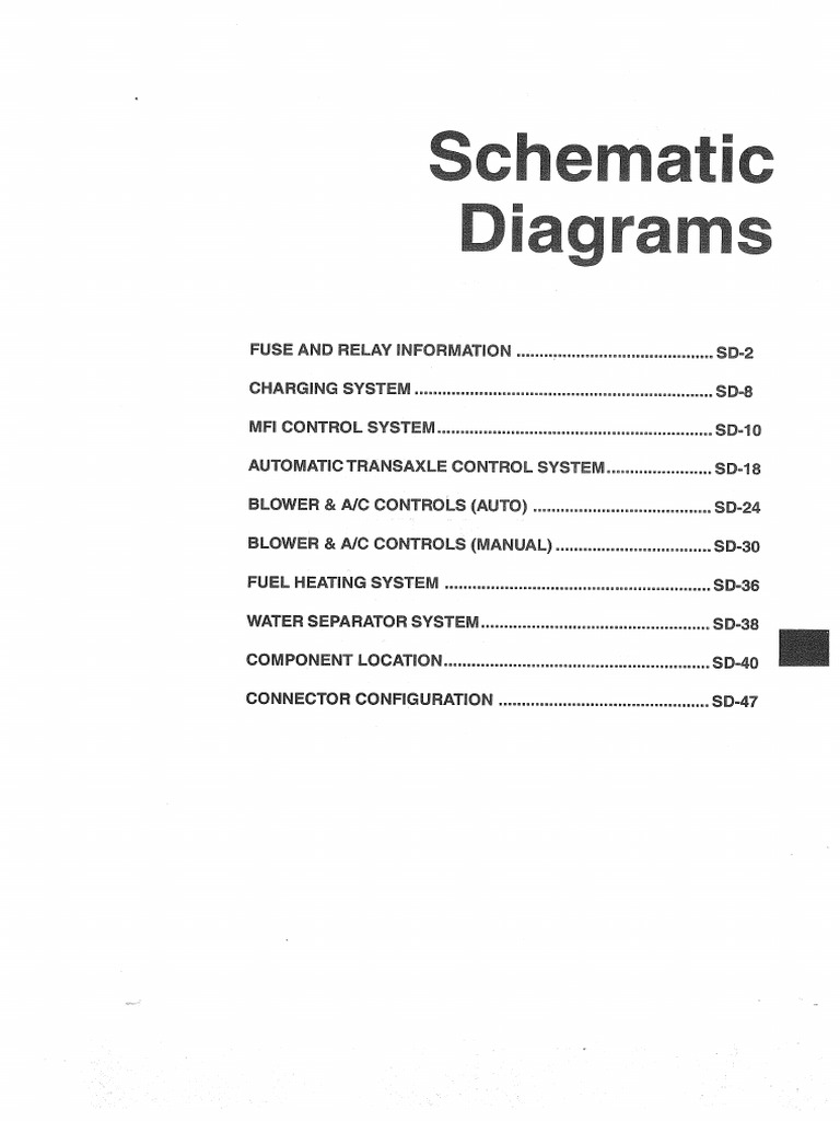 Hyundai Diesel Engine Terracan J3 Workshop Manual - Schematic Wiring ...