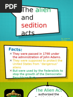 Alien and Sedition Acts Overview | PDF