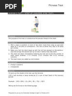 Sit and Reach Flexibility Test Guide | PDF