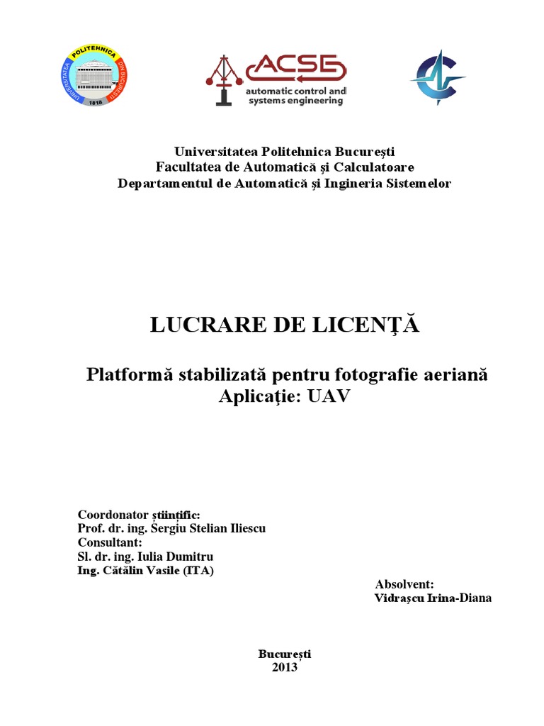 Licenta Vidrascu Irina 341B2 PDF | PDF