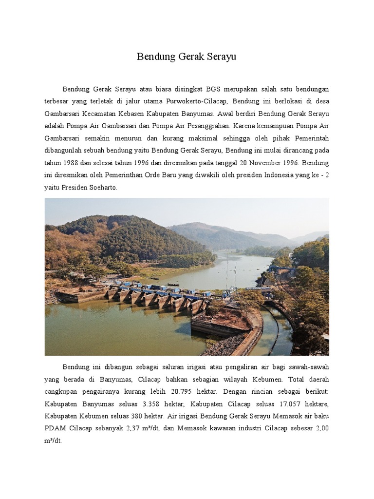 Bendung Gerak Serayu | PDF