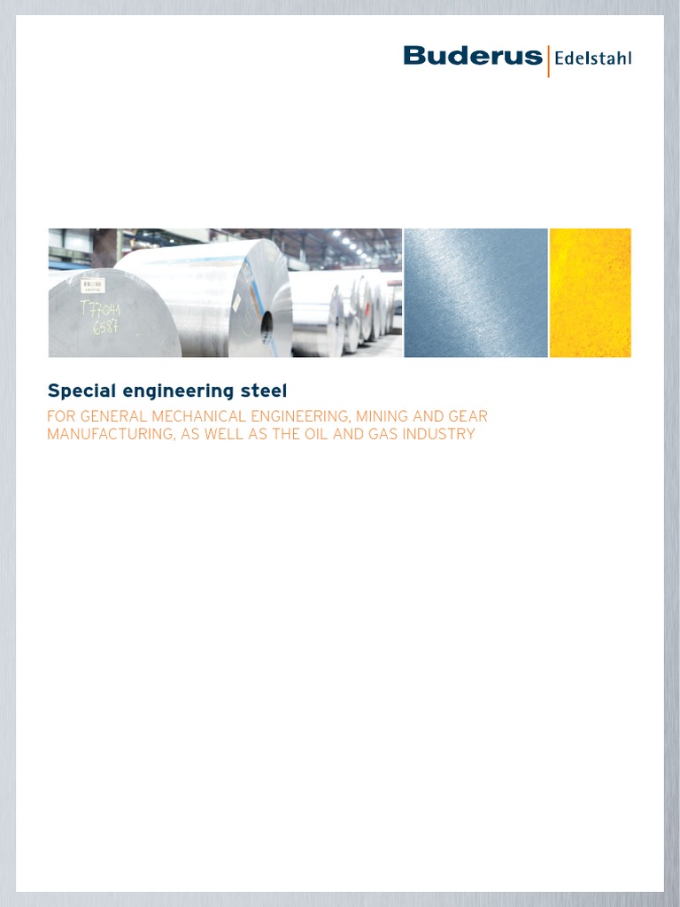 Buderus Edelbaustähle EN PDF | PDF | Forging | Steel