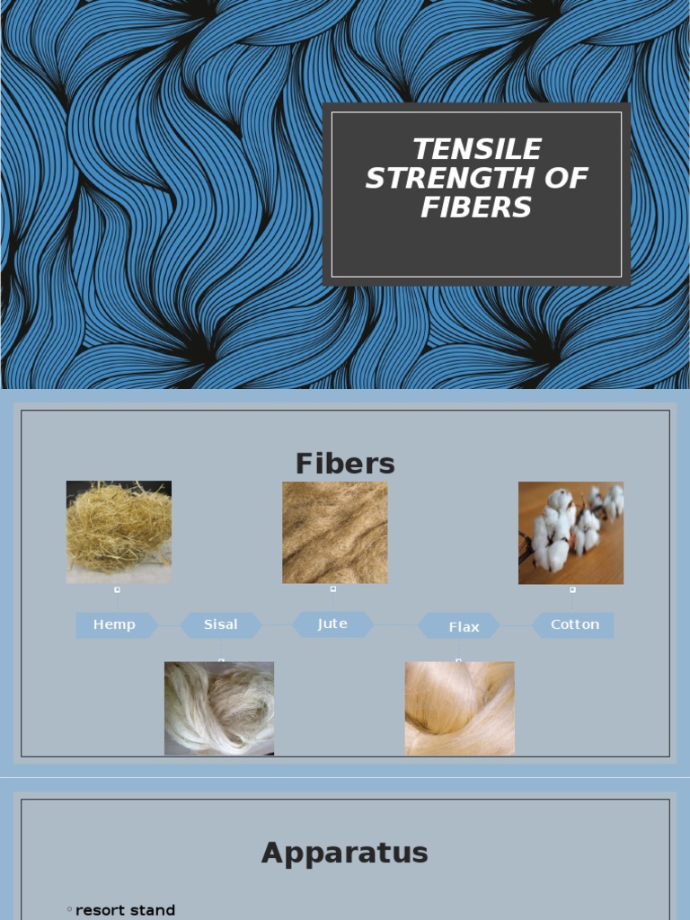 Tensile Strength of Fibers | PDF