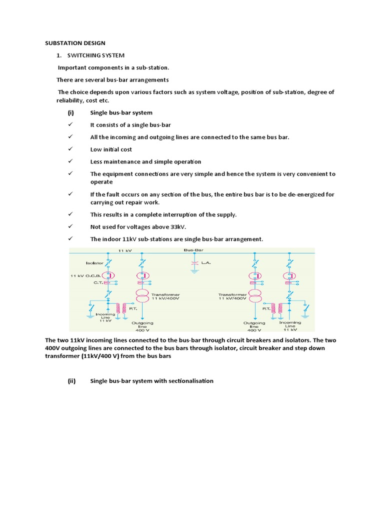Substation Design Guide | PDF | Electrical Substation | Electricity