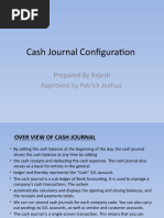 Configure SAP Cash Journal Steps | PDF | Cash | Computing