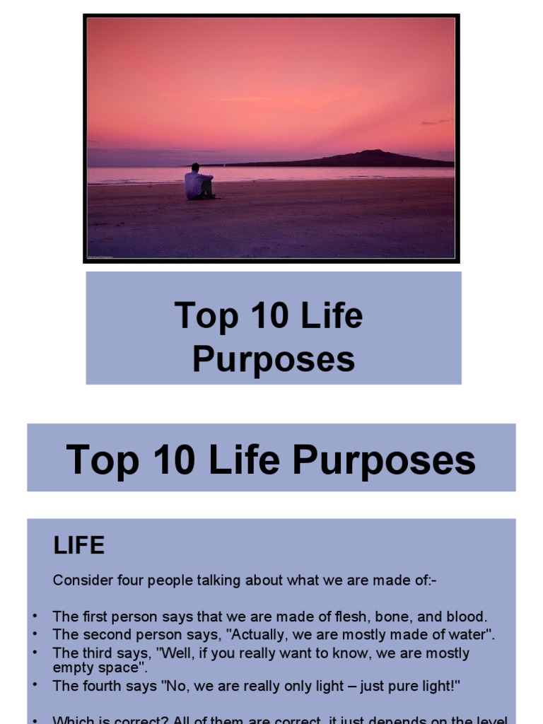 Top 10 Life S | PDF | Meaning Of Life