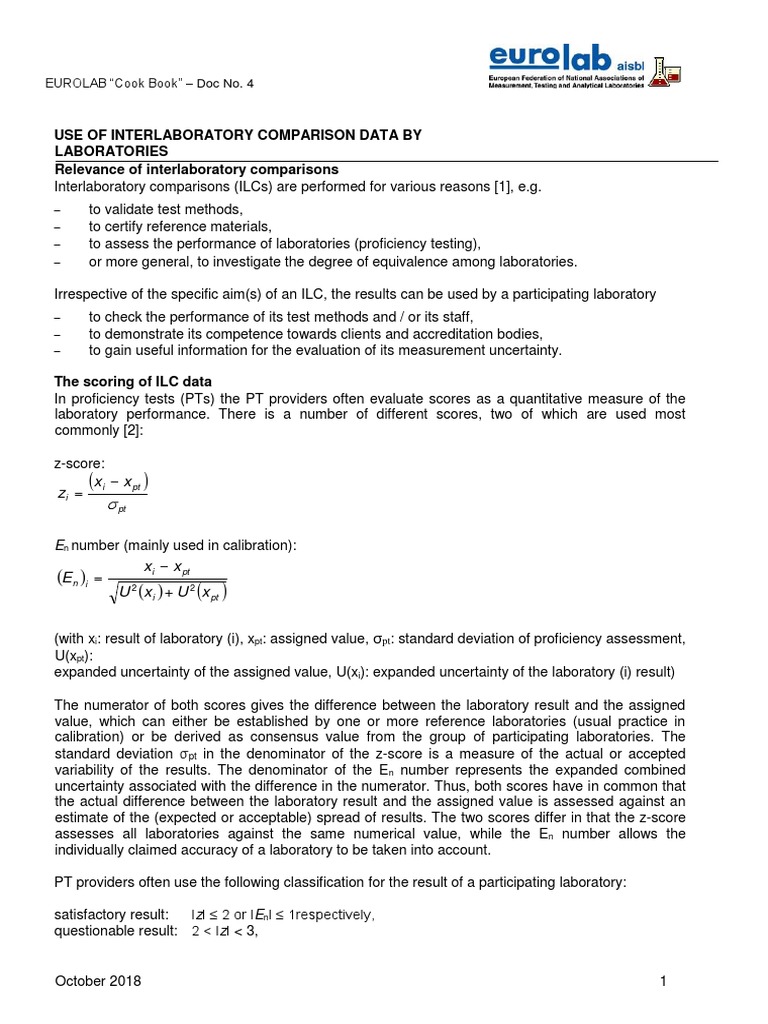 CookBook 04 Use of Interlaboratory Comparison Data by Laboratories - 11 ...