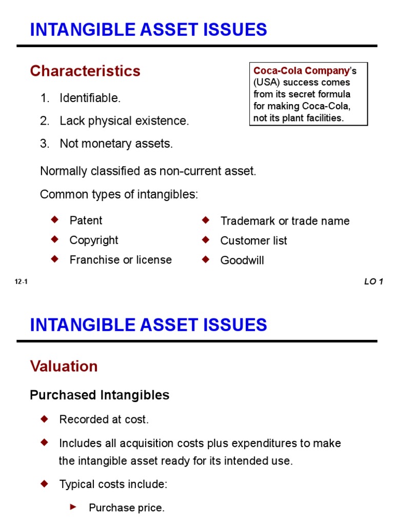 Intangible Asset | PDF | Goodwill (Accounting) | Intangible Asset