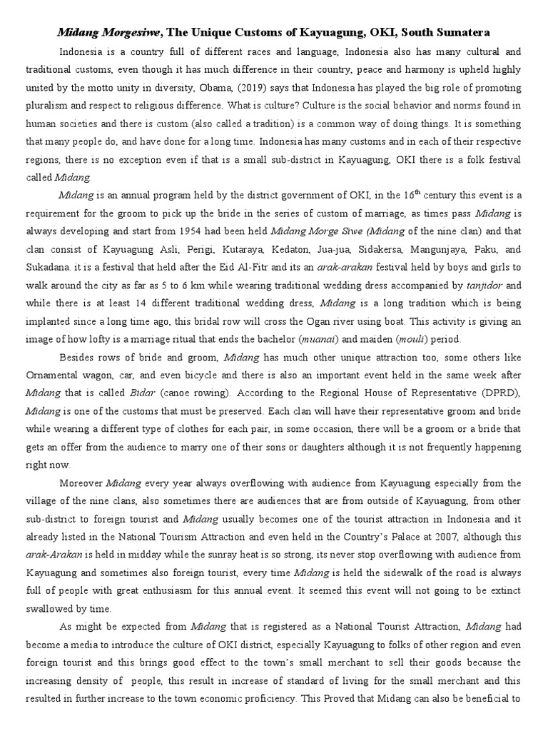 Azie English Essay Final - Edited | PDF | Bride | Wedding