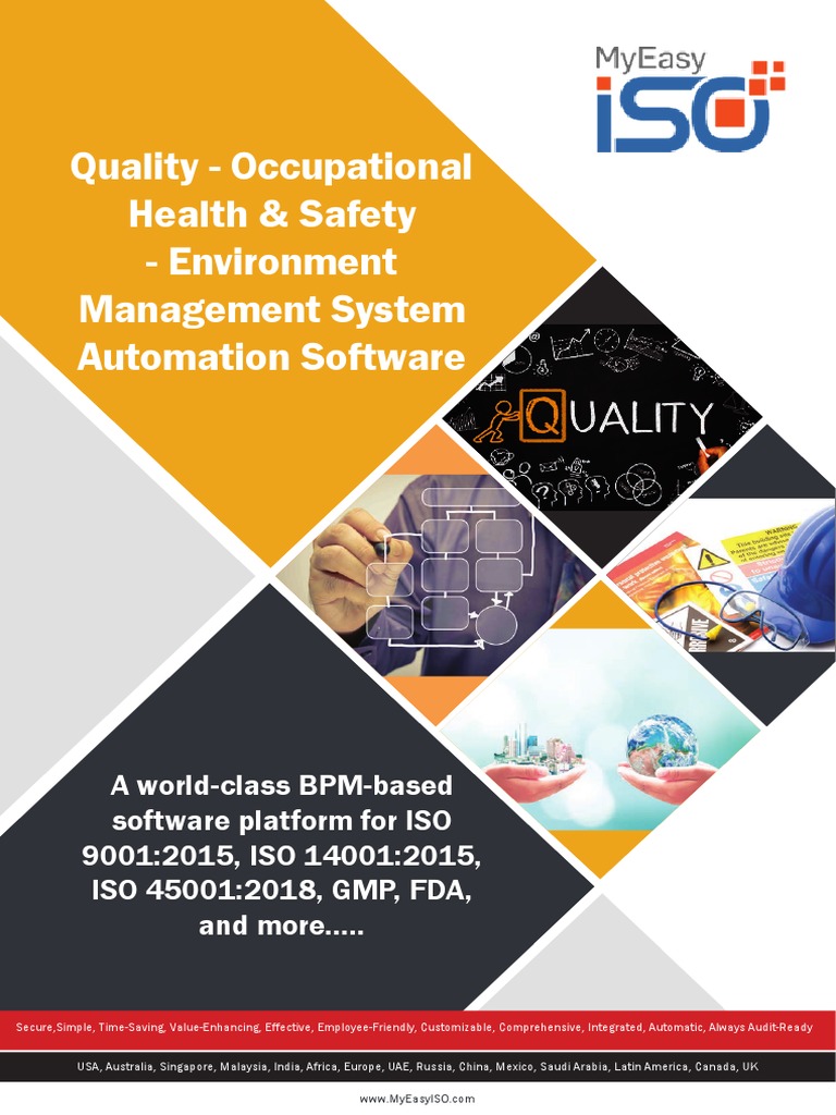 My Easy ISO Brochure - Rev05 - 14112018 - LR | PDF | Quality Management ...