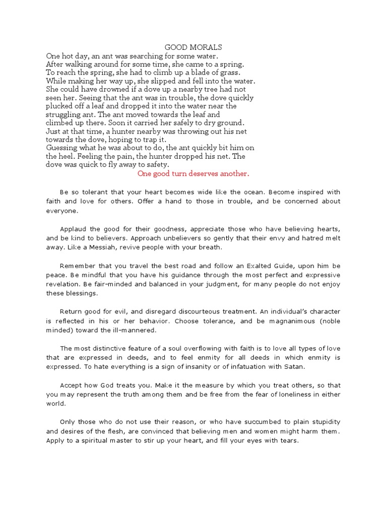 One Good Turn Deserves Another | PDF | Love | Religious Belief And Doctrine