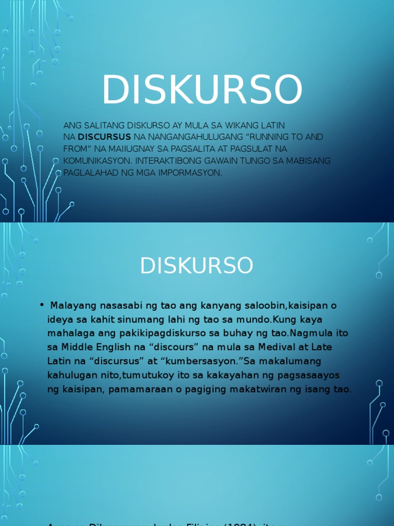 DISKURSO | PDF