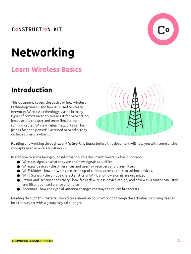 Networking: Learn Wireless Basics | PDF | Radio | Frequency Modulation