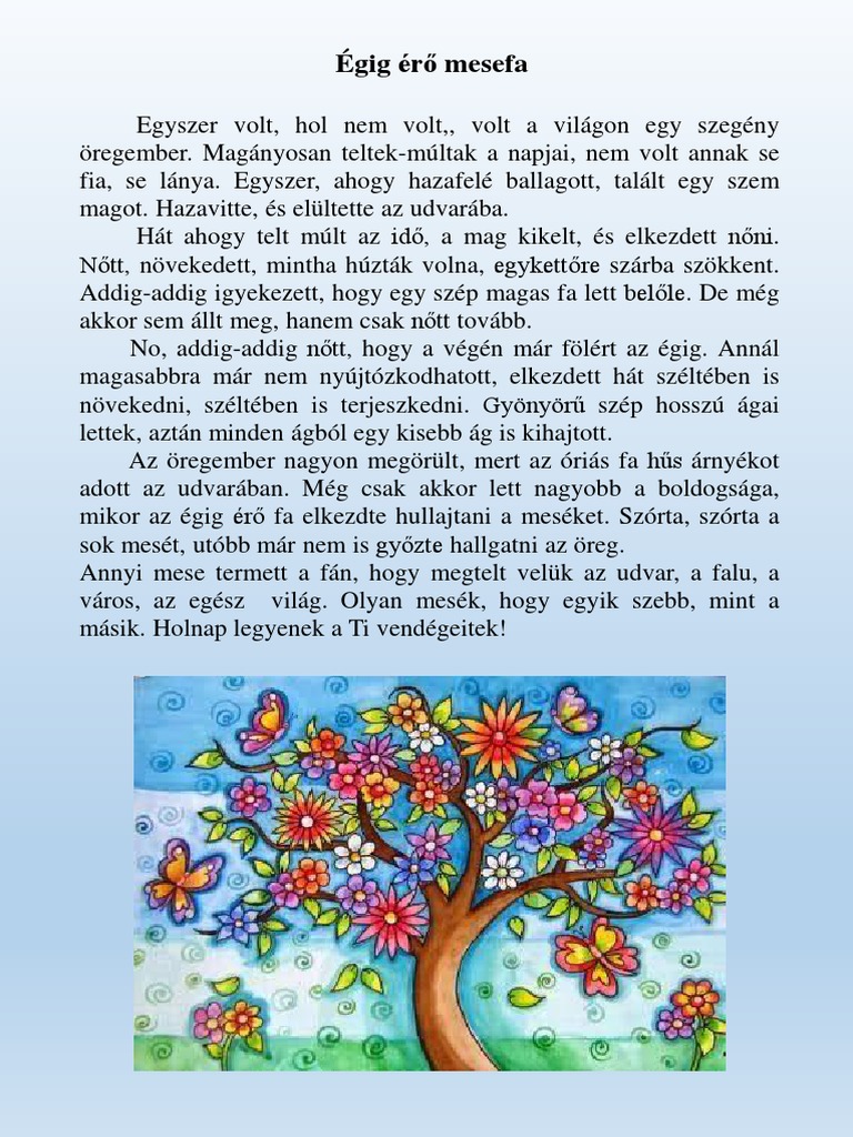 Az Égig Érő Mesefa | PDF