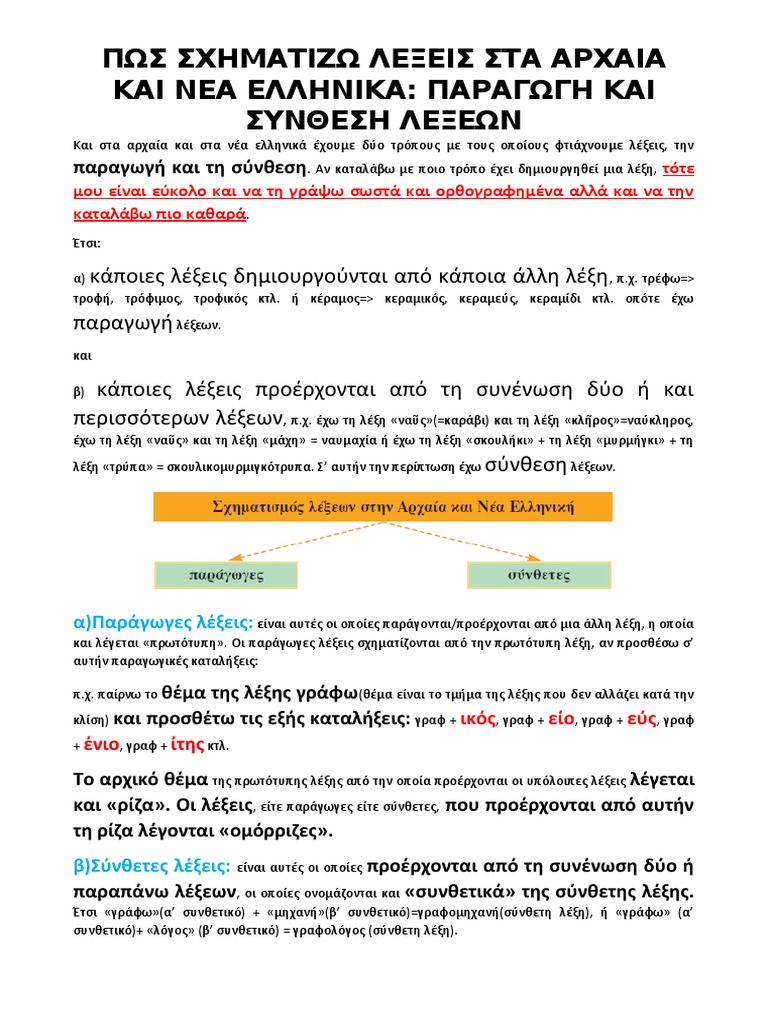 ΠΑΡΑΓΩΓΗ - ΣΥΝΘΕΣΗ | PDF